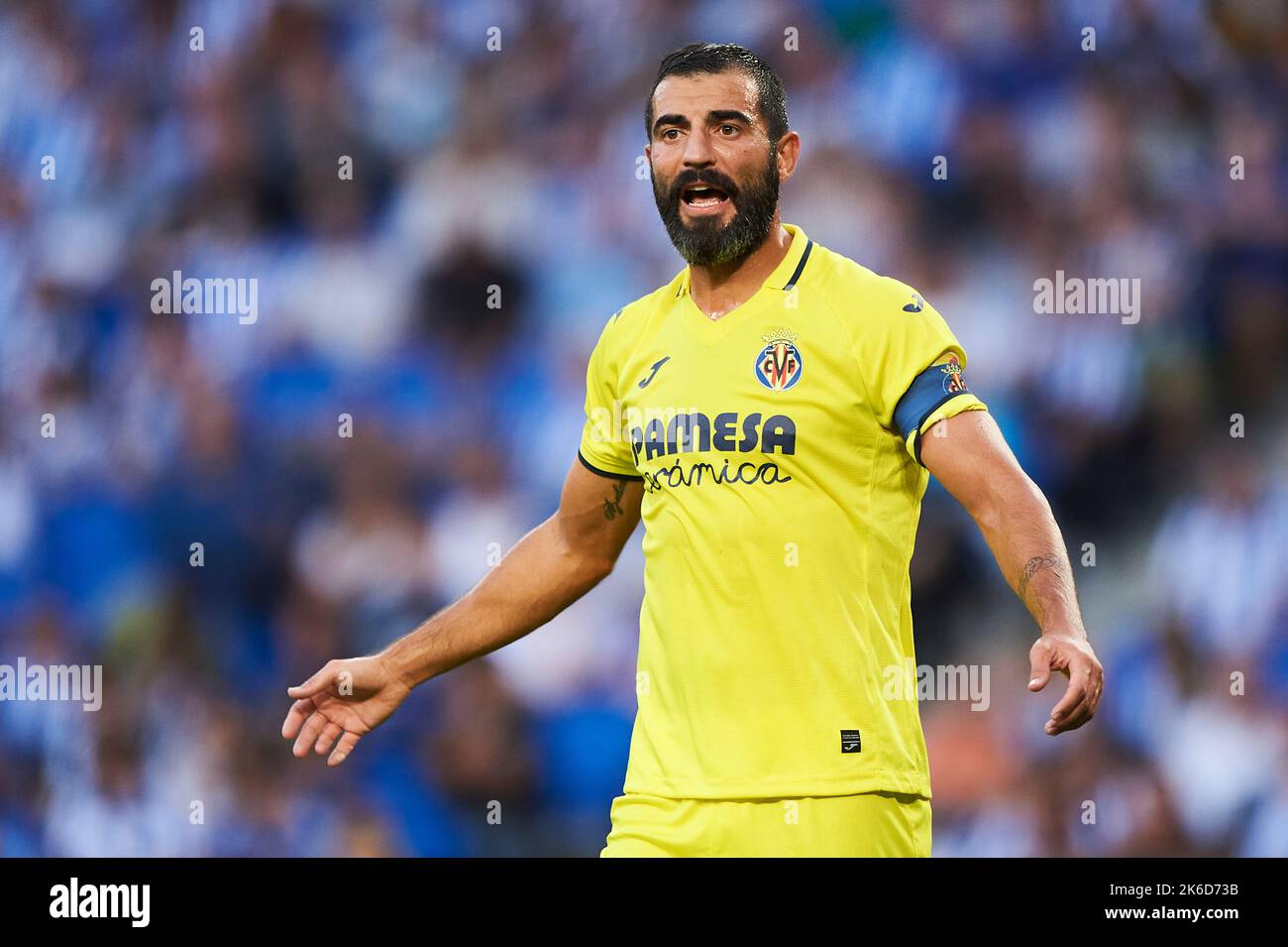 Raul Albiol of Villarreal CF during the La Liga match between Real ...