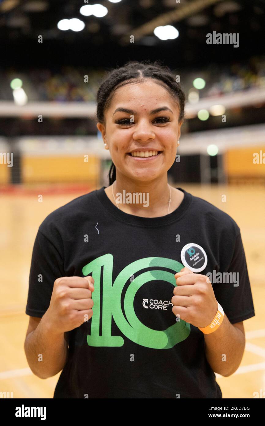 Punch bag instructor Gabrielle Reid, 18, from Bournemouth who met the ...