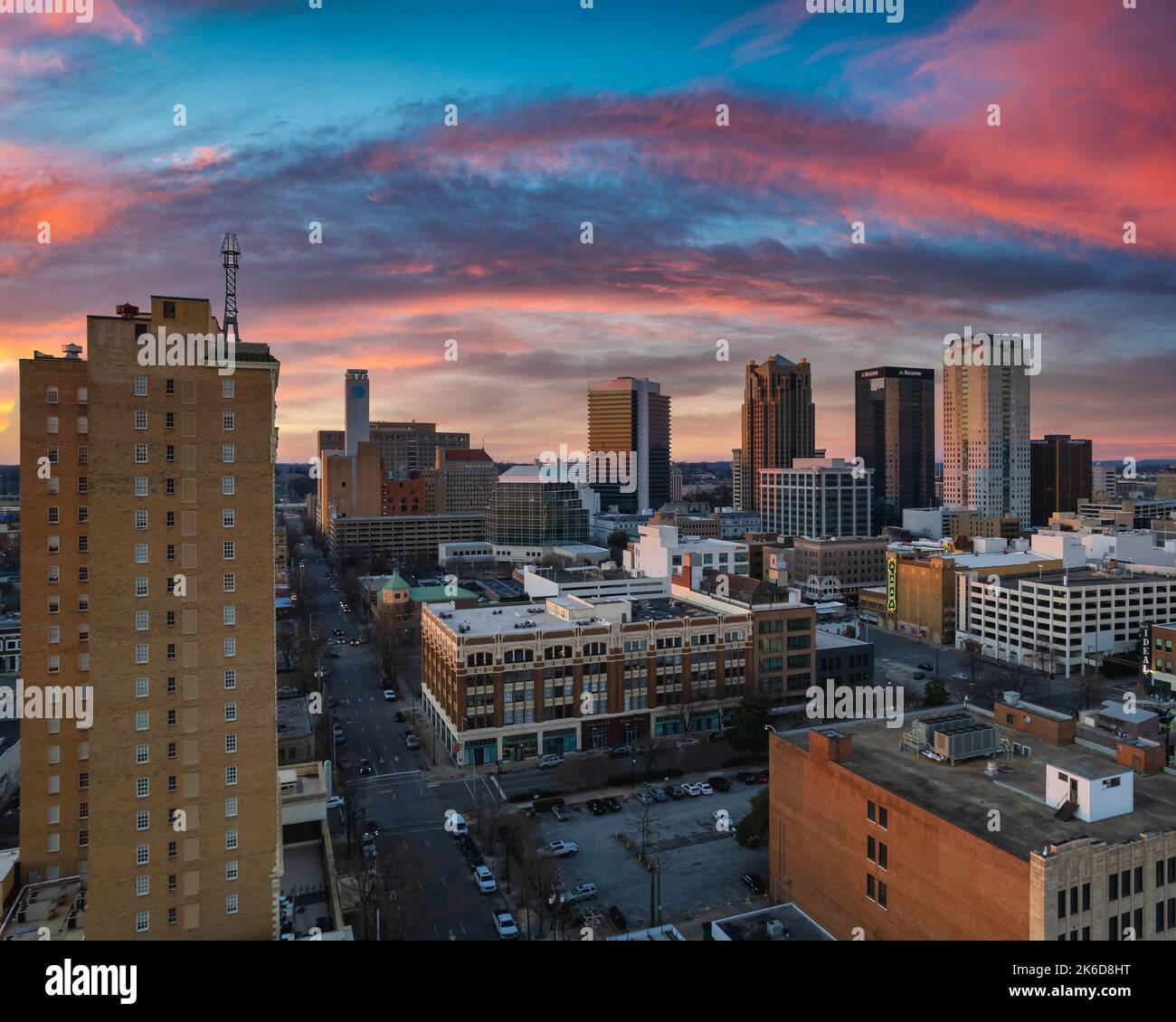 Birmingham alabama aerial hi-res stock photography and images - Alamy