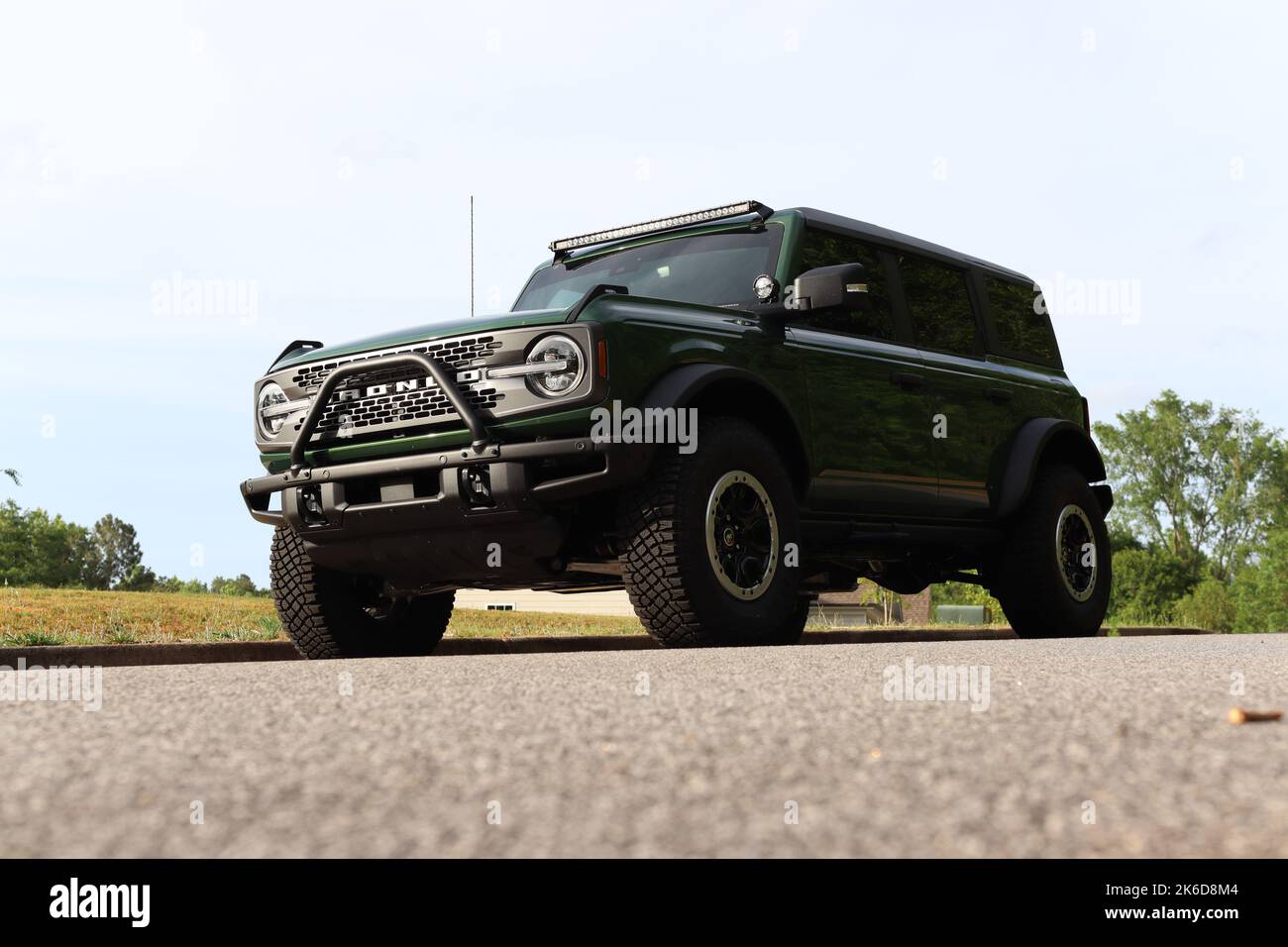 Green Ford Bronco Stock Photo - Alamy
