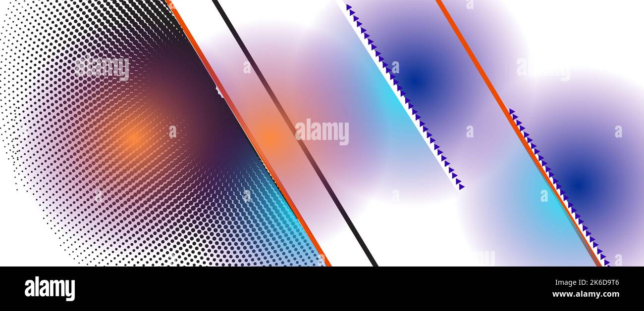 Abstract colorful stripes line background. Design template for banner ...