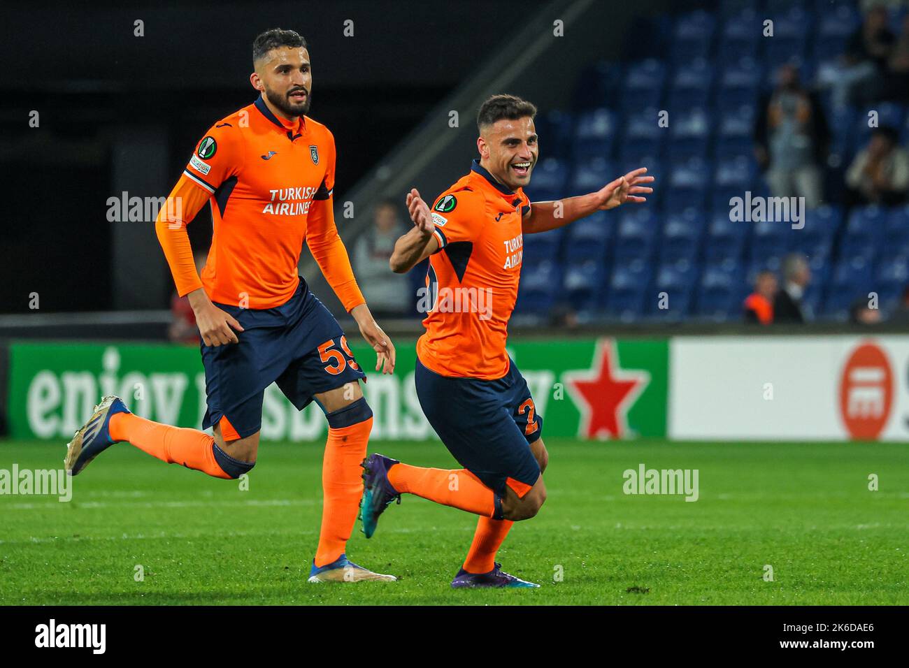 ISTANBUL, TURKIYE - OCTOBER 13: Deniz Turunc of Basaksehir FK ...