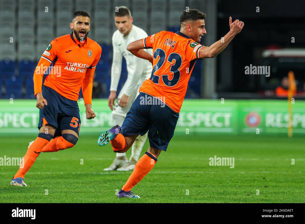 ISTANBUL, TURKIYE - OCTOBER 13: Deniz Turunc of Basaksehir FK ...