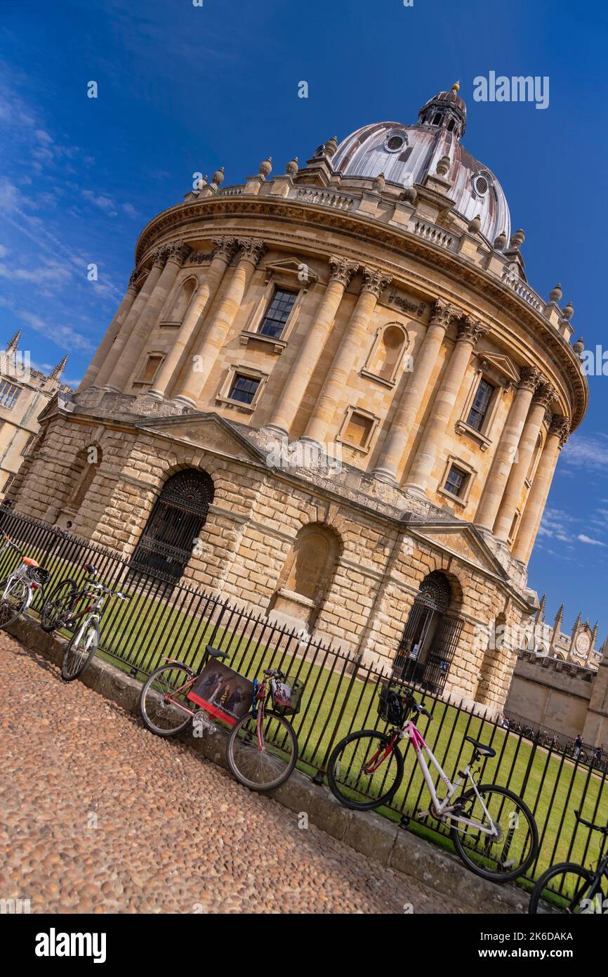 England, Oxfordshire, Oxford, Radcliffe Camera which is an iconic ...