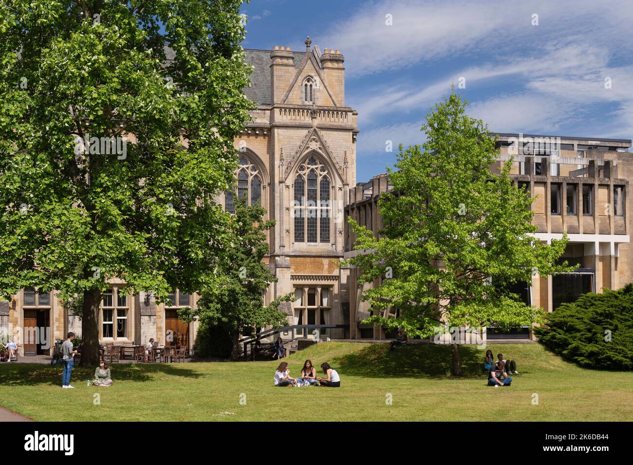England, Oxfordshire, Oxford, Balliol College, Garden Quadrangle with ...