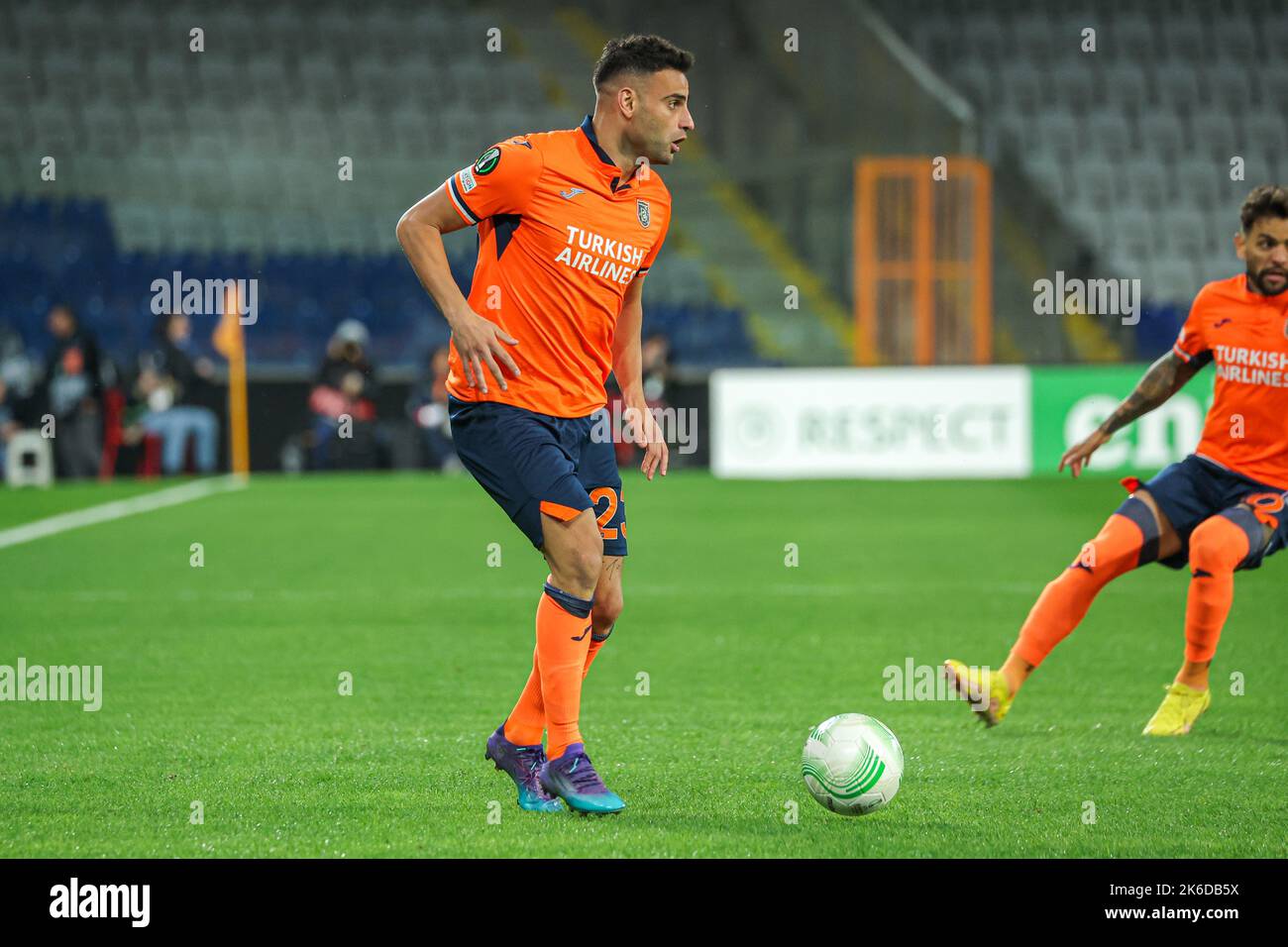 ISTANBUL, TURKIYE - OCTOBER 13: Deniz Turunc of Basaksehir FK during ...