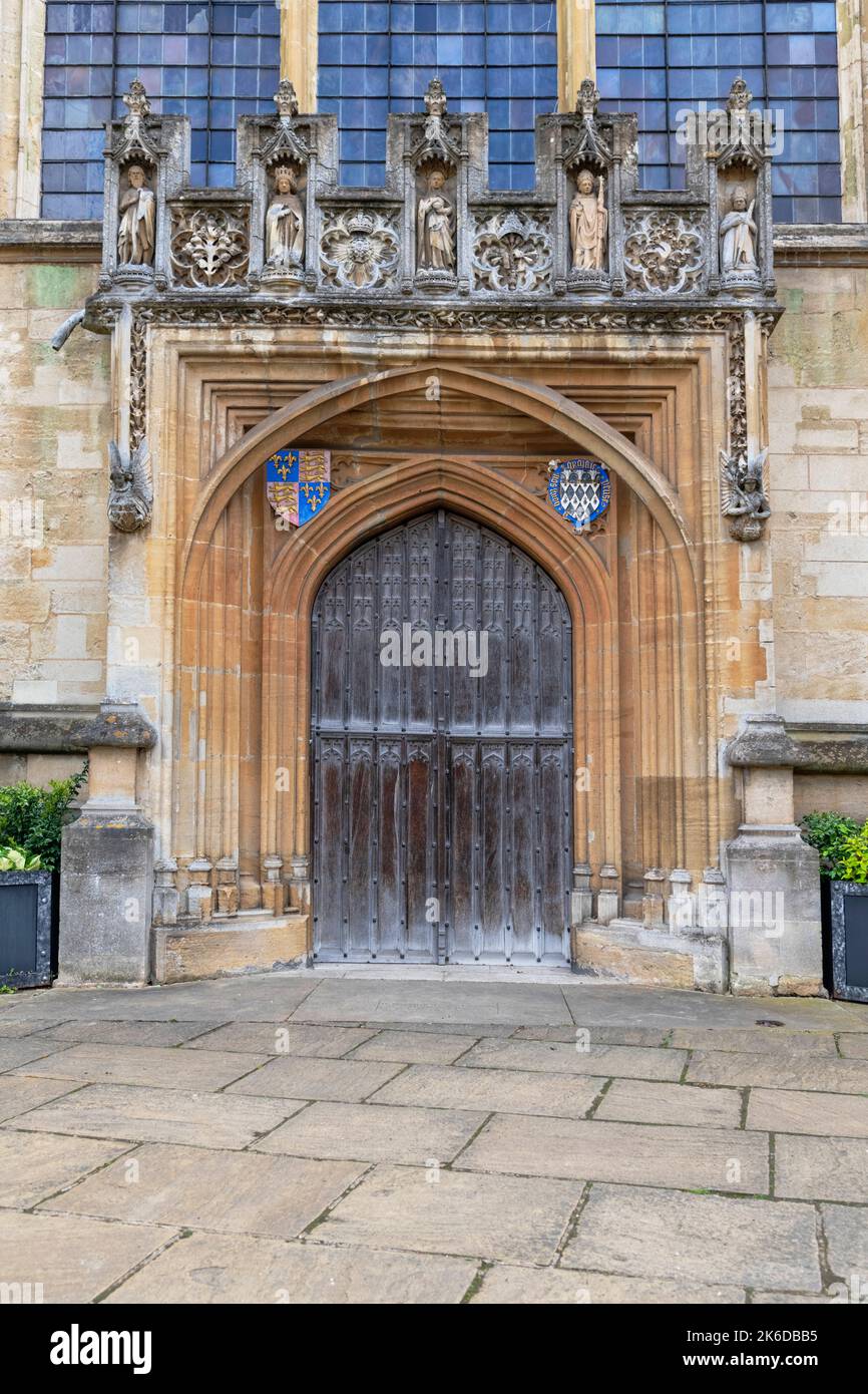England, Oxfordshire, Oxford, Magdalen College, St Johns Quad, Timber ...