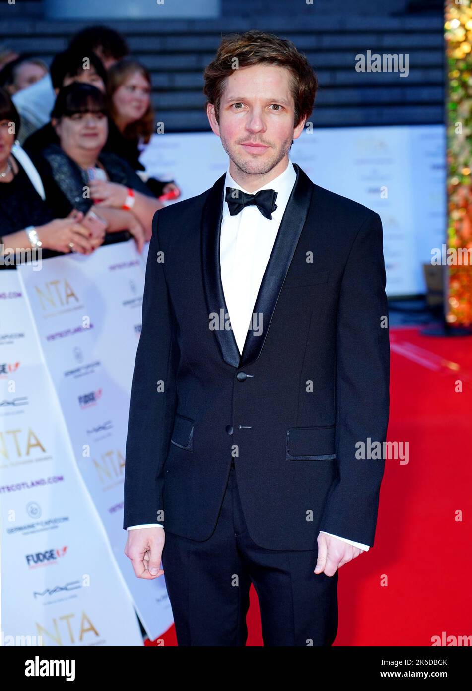 Damien Molony attending the National Television Awards 2022 held at the ...