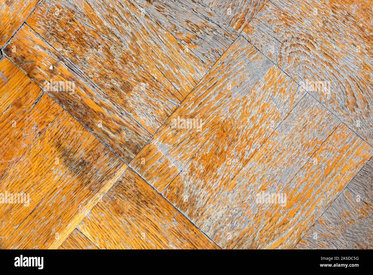 Background, texture of the surface of an old wooden parquet Stock Photo ...