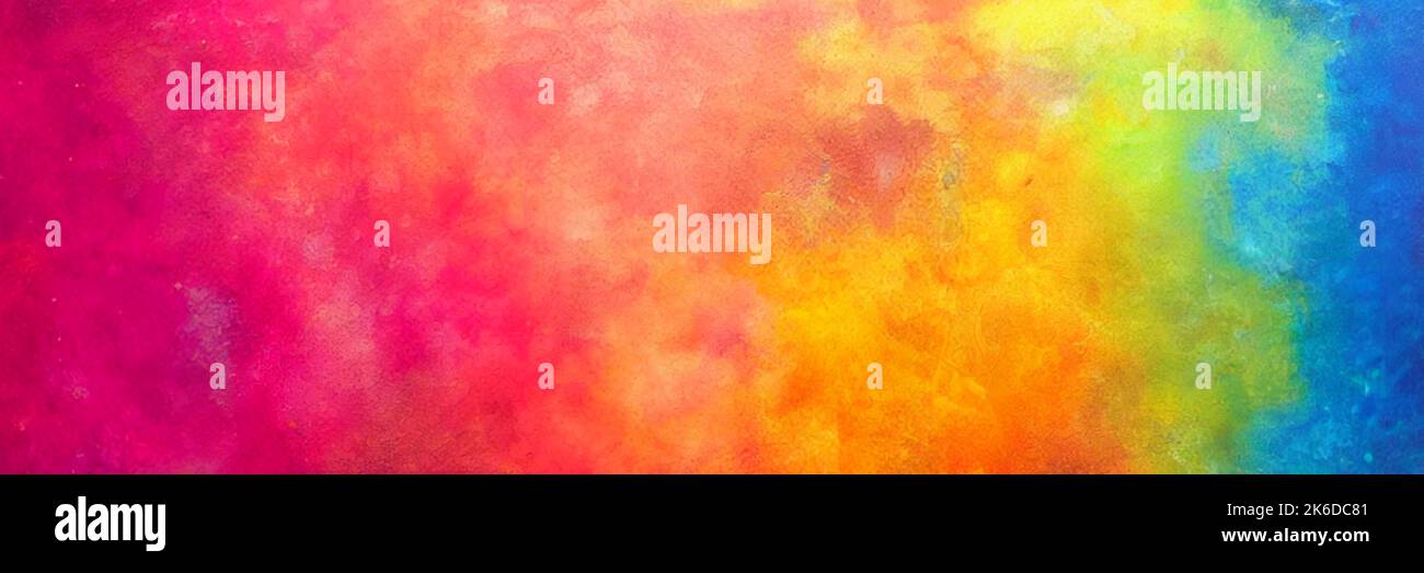 Colorful mixing of oil paints background. Banner Card for covers ...