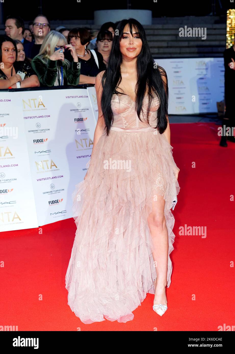 Marnie Simpson attending the National Television Awards 2022 held at ...