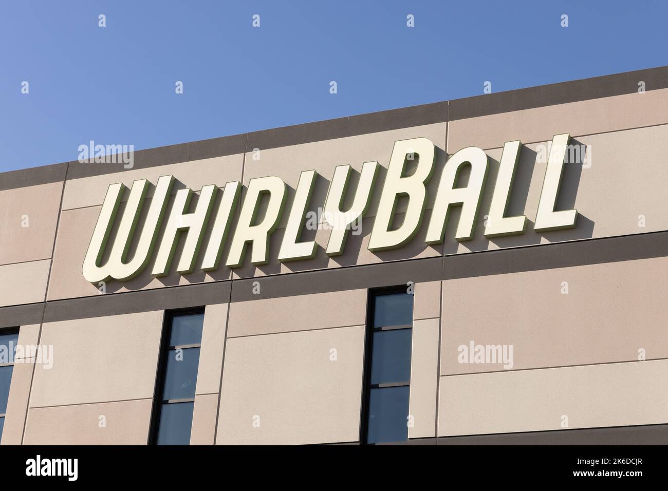 WhirlyBall is a sport that combines basketball, lacrosse, and hockey on ...
