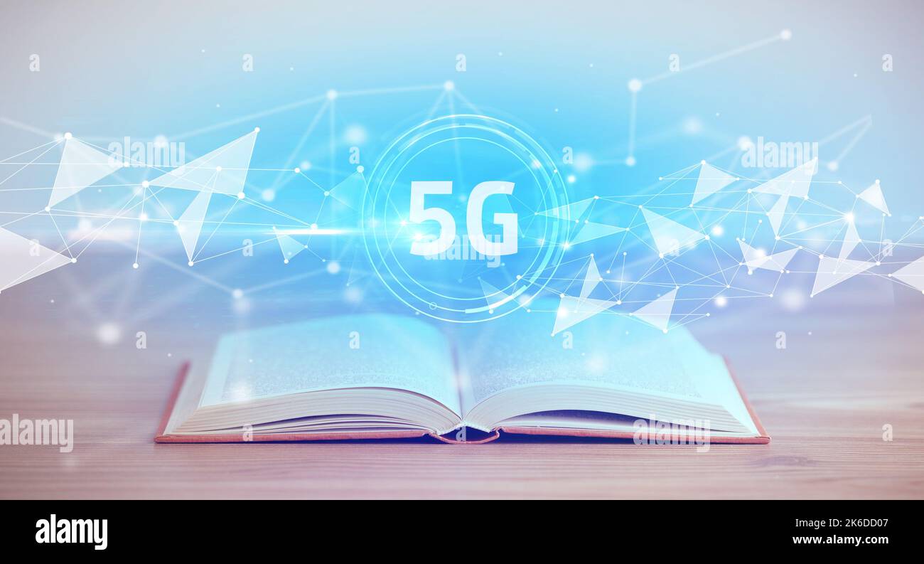 Open book with abbreviation concept Stock Photo - Alamy