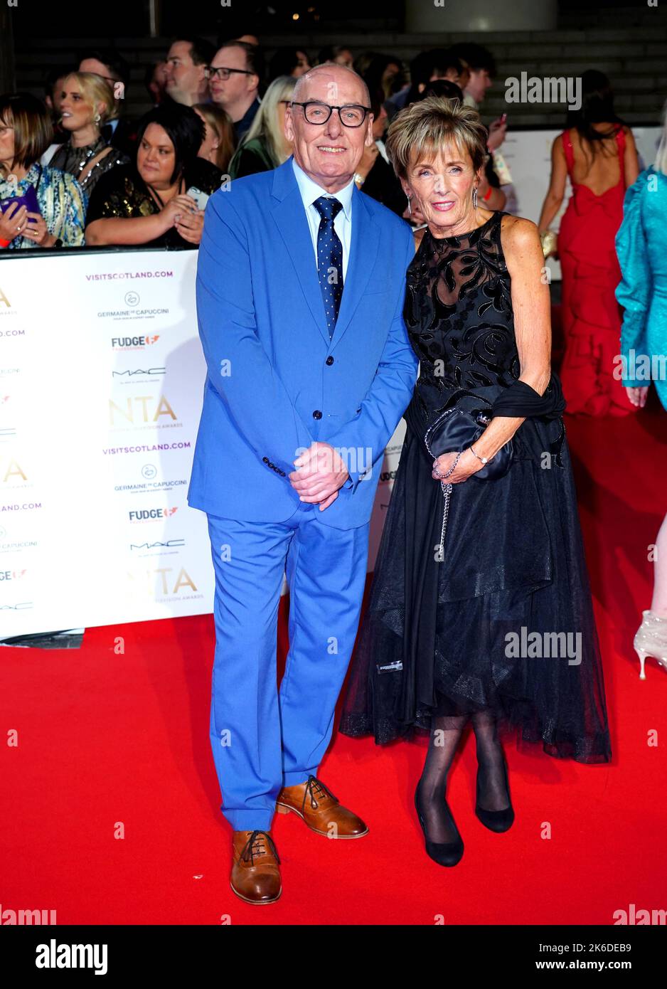 Dave Griffiths and Shirley Griffiths attending the National Television ...