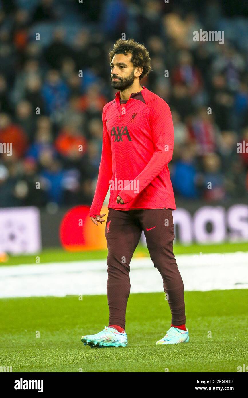 Mo Salah, Egyptian international professional football player, plays as ...