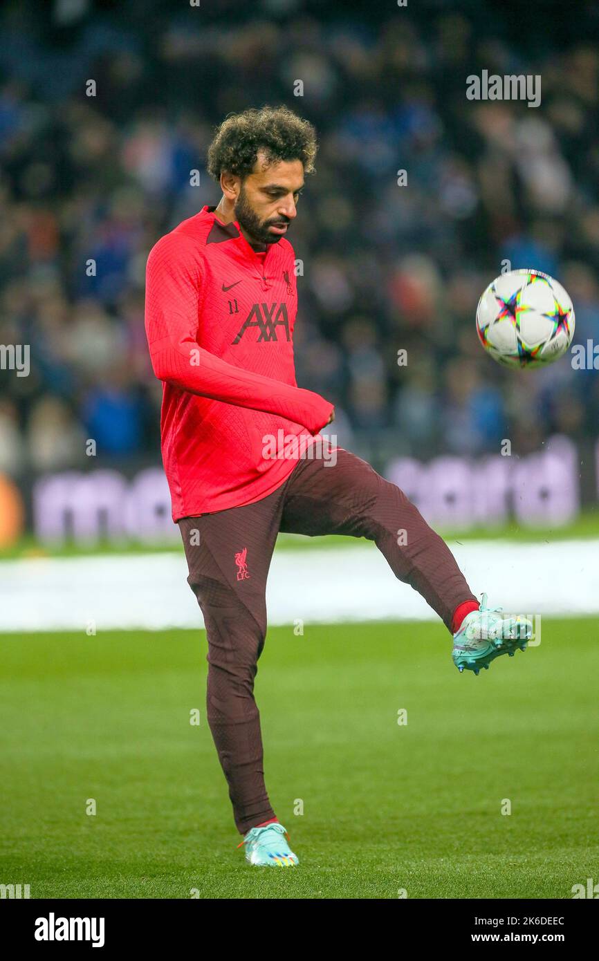 Mo Salah, Egyptian international professional football player, plays as ...