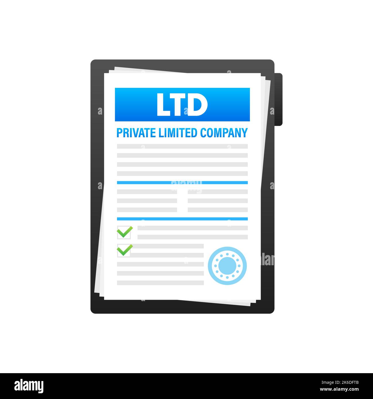 Ltd - private limited company. business concept. Vector stock ...