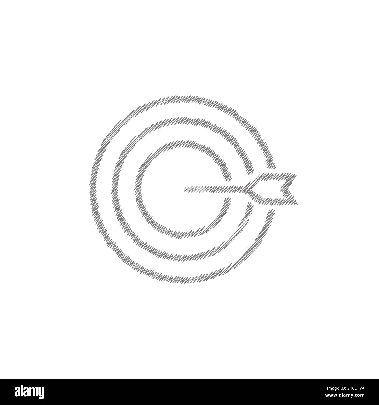 Target with arrow vector icon design for sport game and business Stock ...