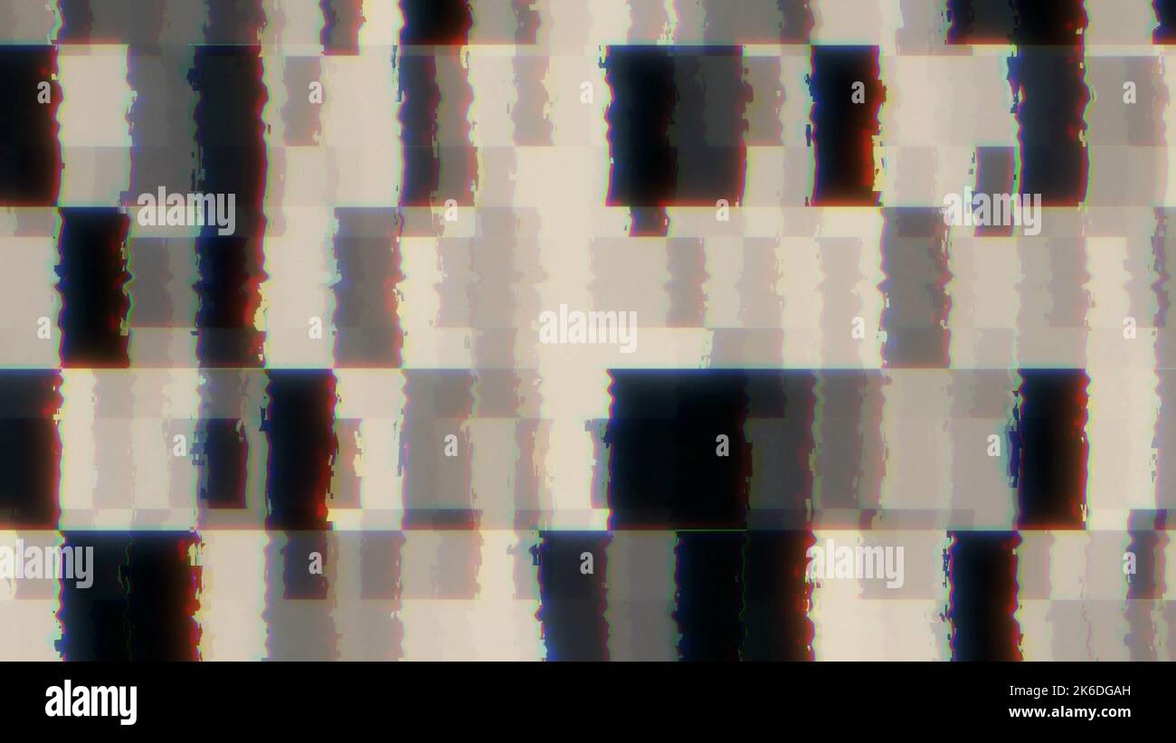 Noisy dynamic cyberpunk bad tv effect, psychedelic iridescent ...