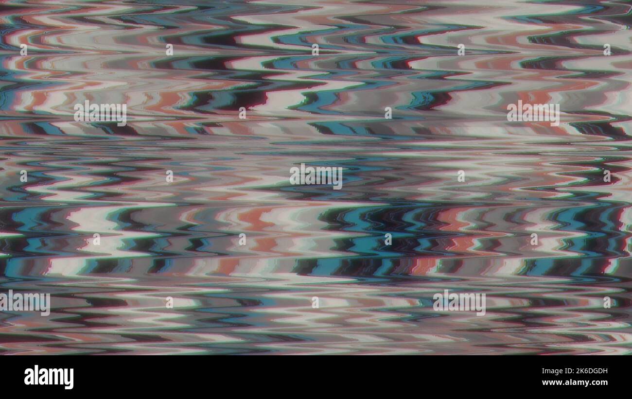 Noisy dynamic cyberpunk bad tv effect, psychedelic iridescent ...