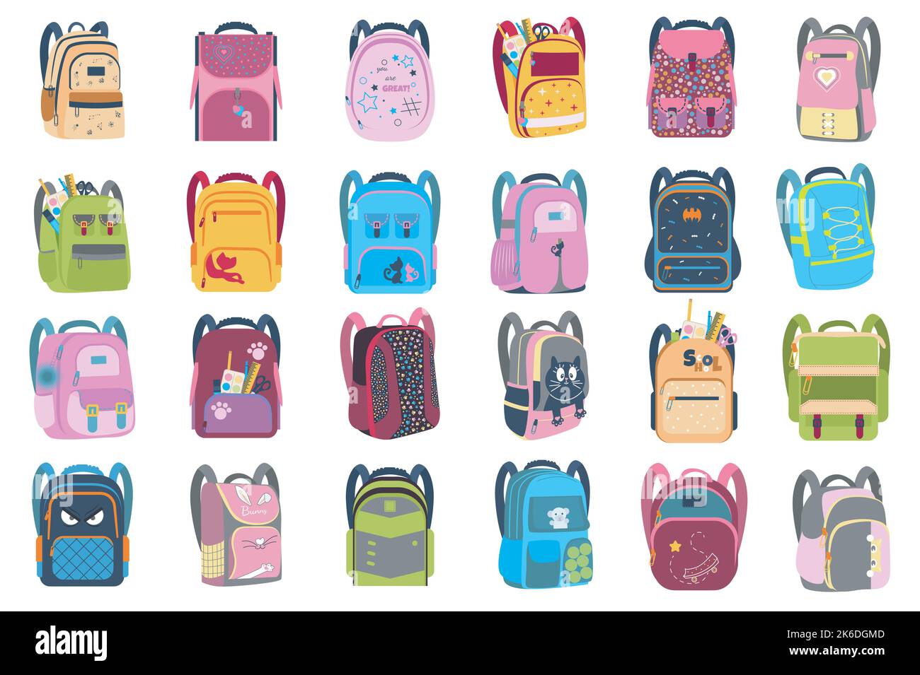 Rucksack cartoon hi-res stock photography and images - Alamy