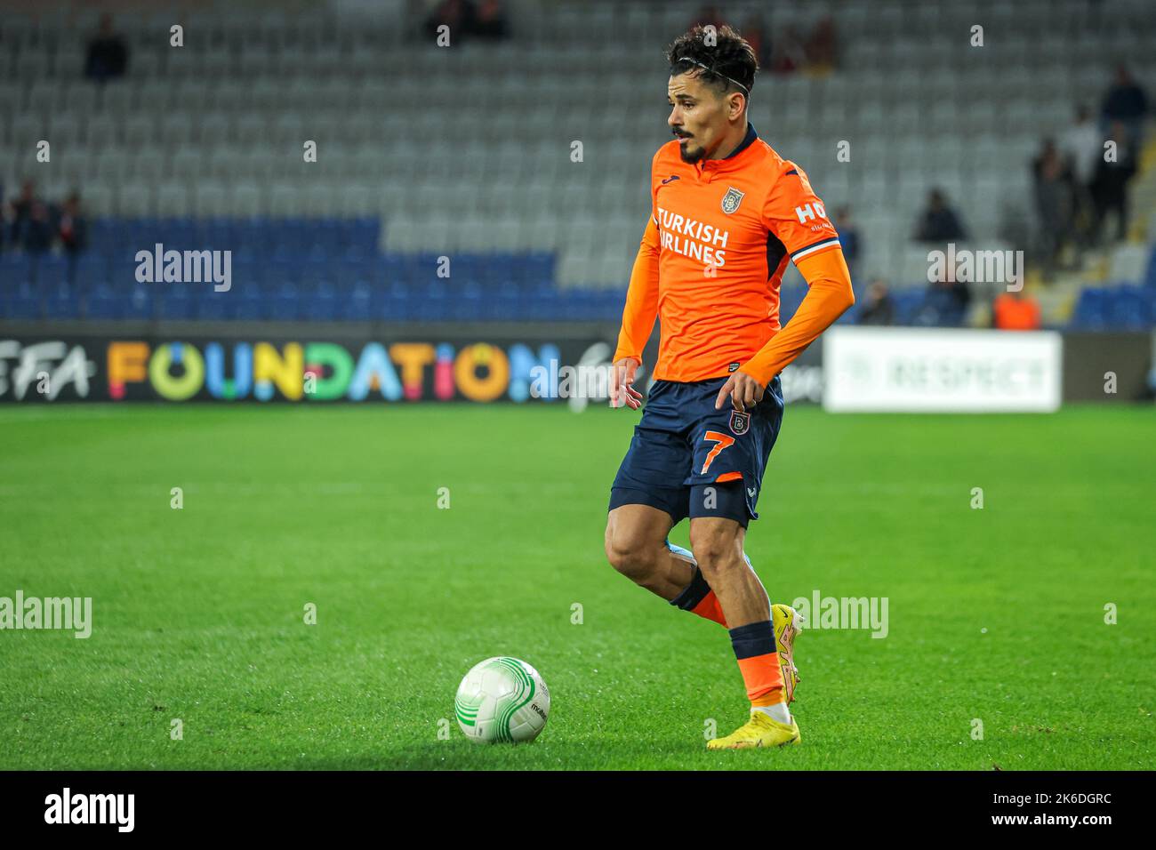 ISTANBUL, TURKIYE - OCTOBER 13: Serdar Gurler of Basaksehir FK during ...