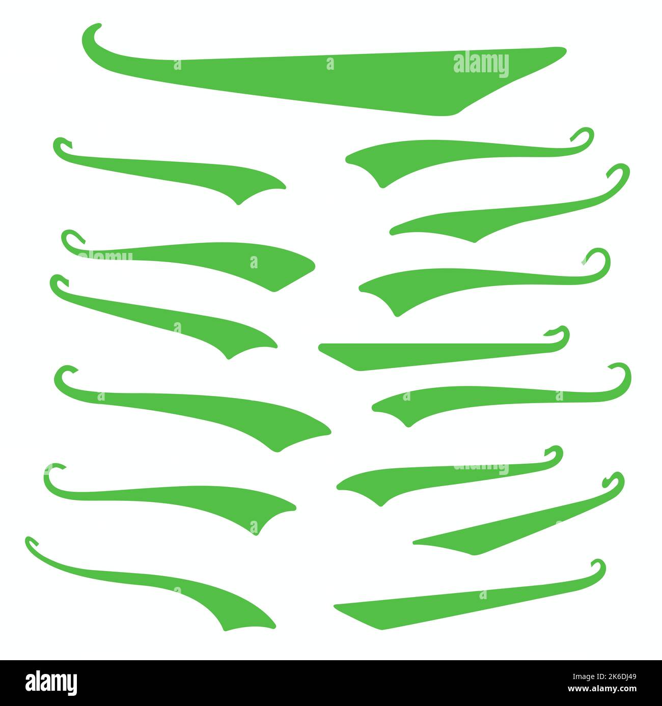 Green Swirls Swash Logo Ornament Design Stock Vector Image & Art - Alamy
