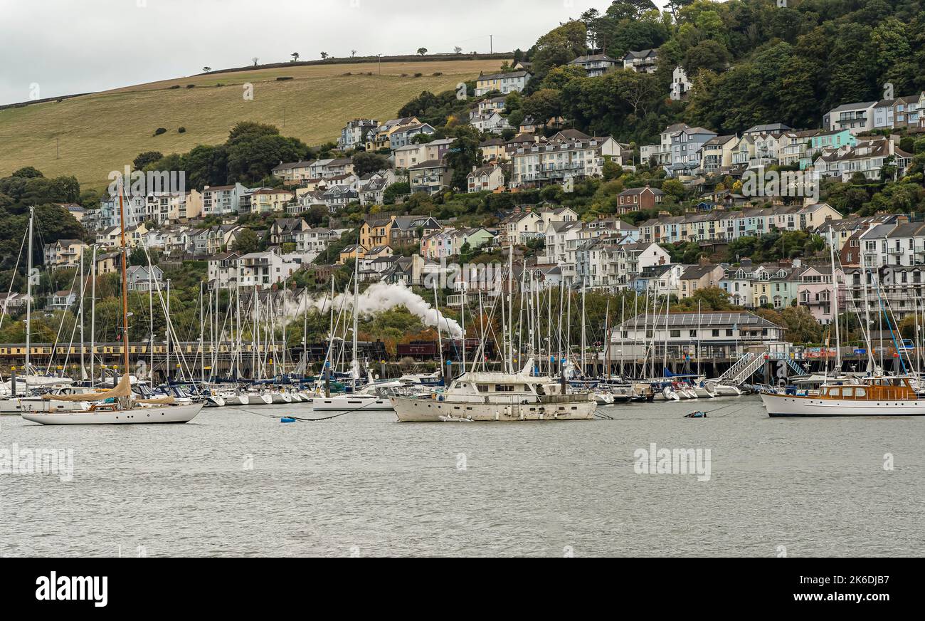 Dartmouth Steam Train, Devon Stock Photo - Alamy