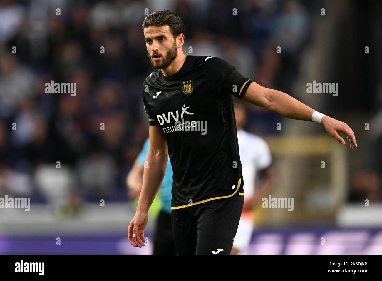 BRUSSELS - Wesley Hoedt of RSC Anderlecht during the UEFA Conference ...