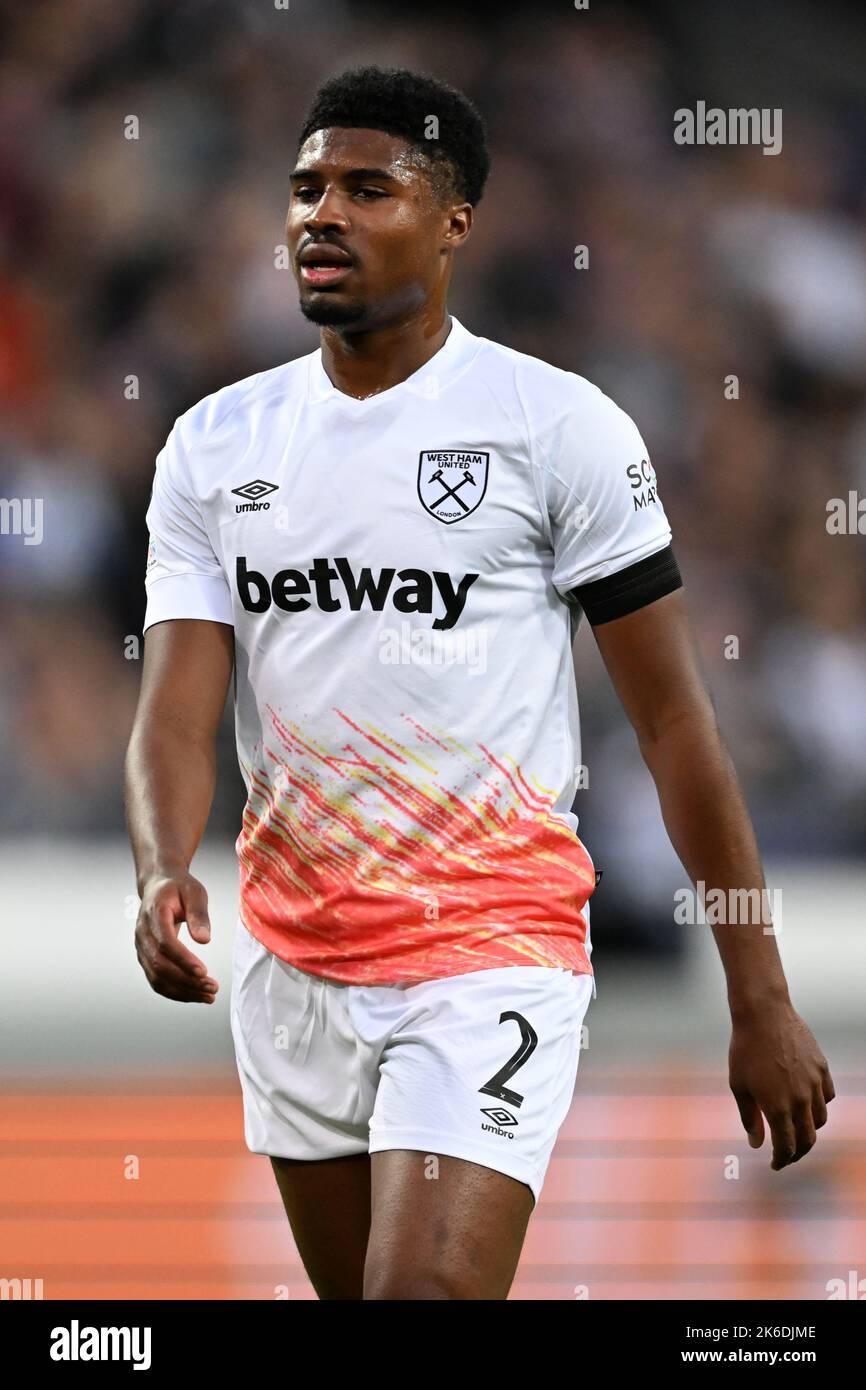 BRUSSELS - Ben Johnson of West Ham United FC during the UEFA Conference ...