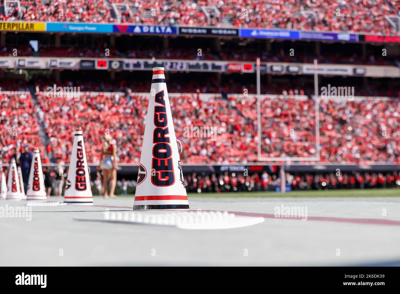 General view of Sanford Stadium prior to a college football regular ...