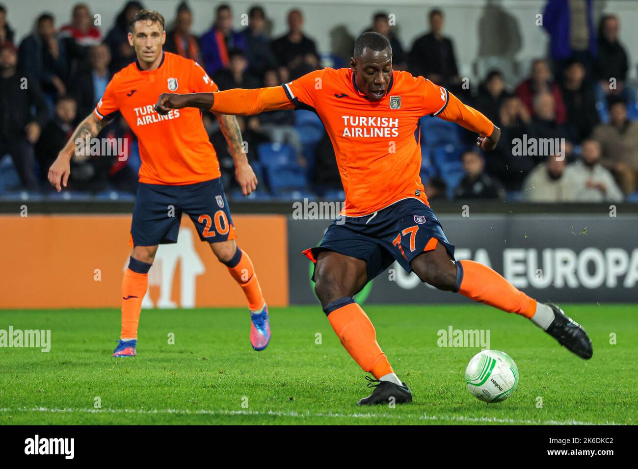 ISTANBUL, TURKIYE - OCTOBER 13: Stefano Okaka of Basaksehir FK during ...
