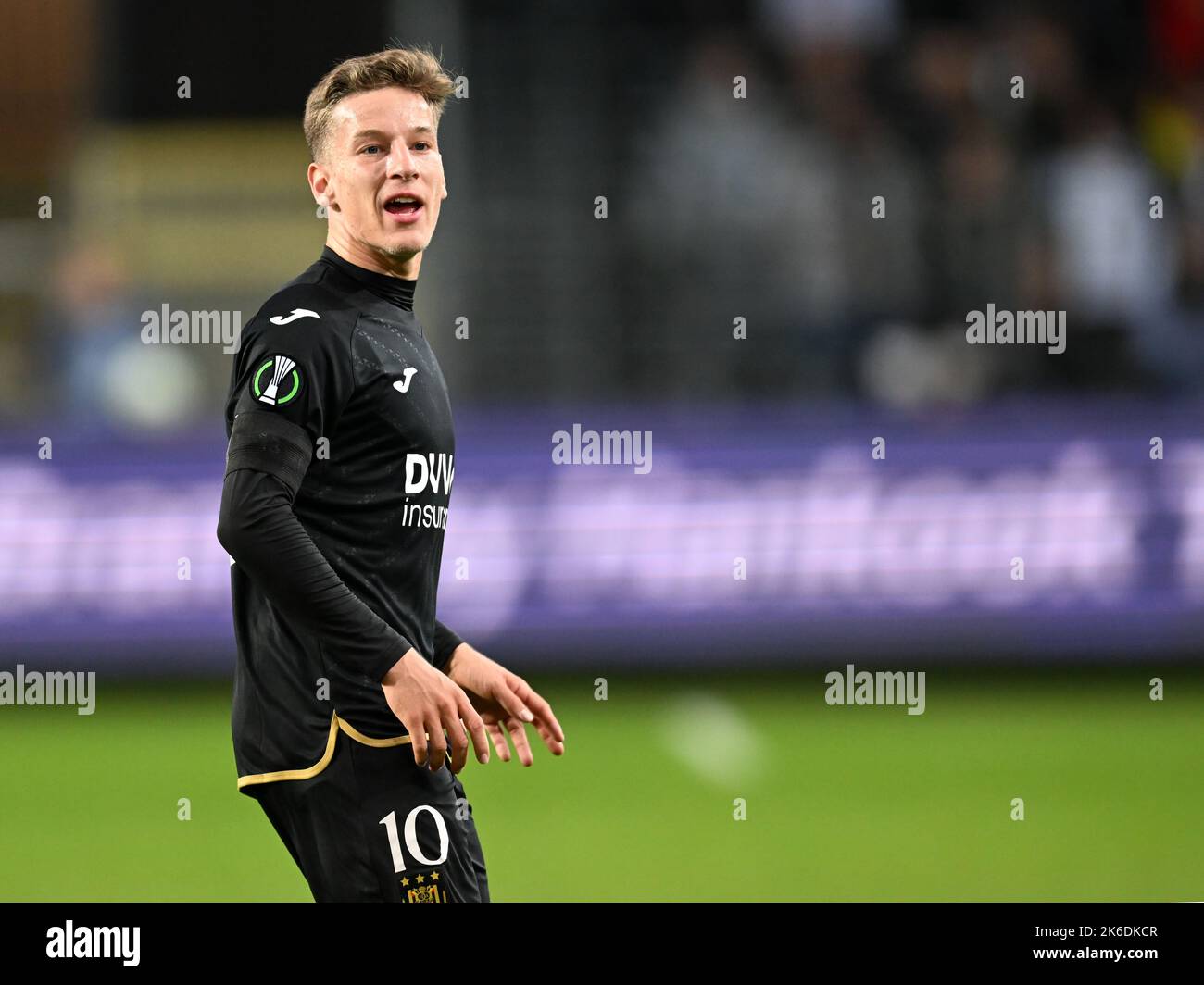 BRUSSELS - Yari Verschaeren of RSC Anderlecht during the UEFA ...