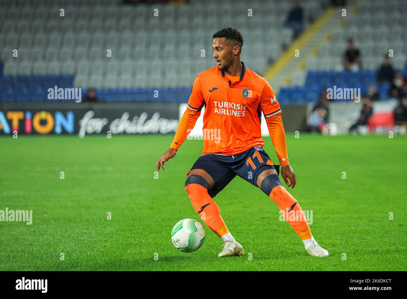 ISTANBUL, TURKIYE - OCTOBER 13: Mounir Chouiar of Basaksehir FK during ...