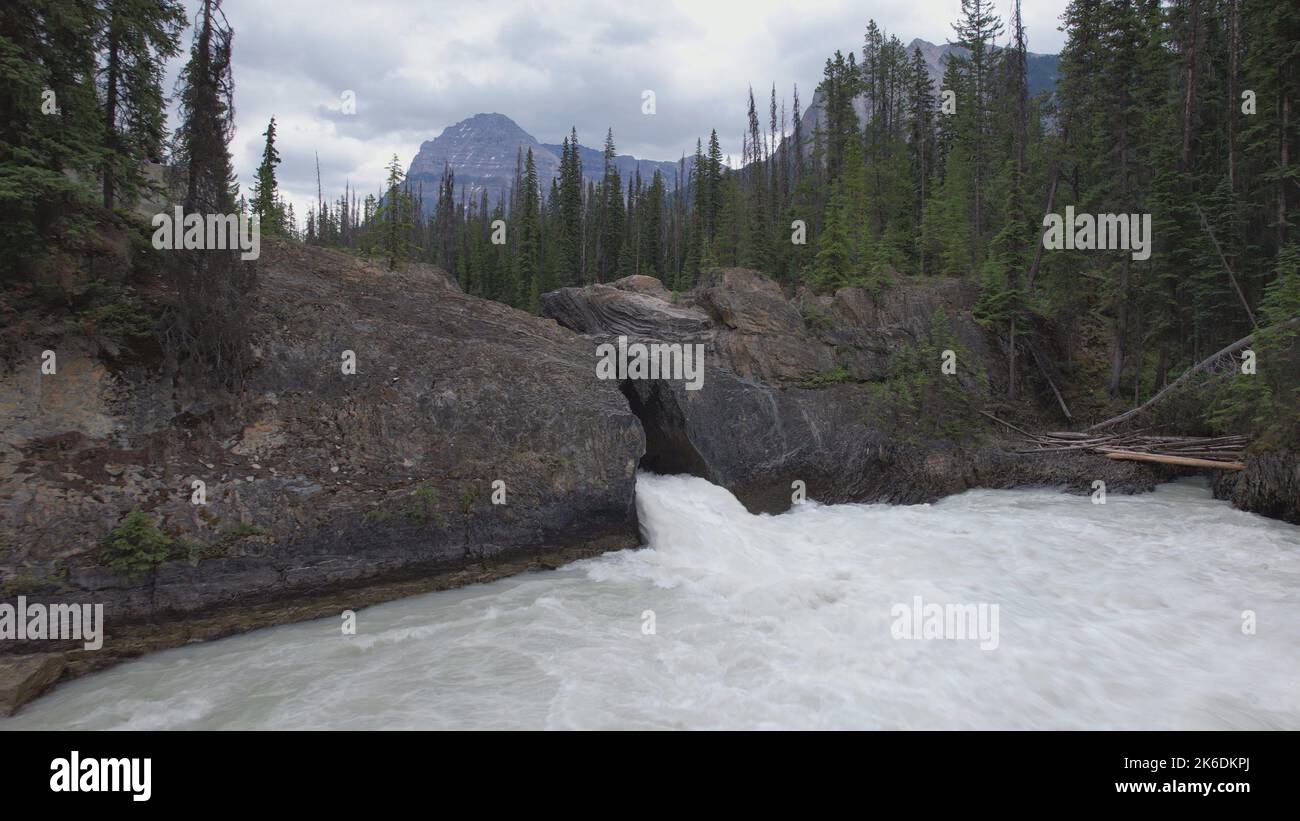 A beautiful shot of the Natural Bridge Field in British Columbia ...