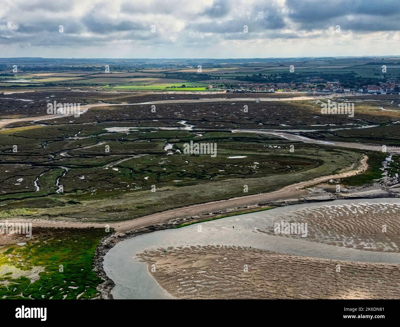 An aerial view of the town Stock Photo - Alamy