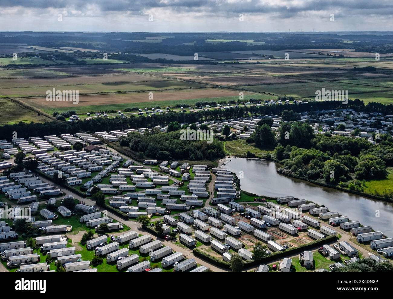 An aerial view of the town Stock Photo - Alamy