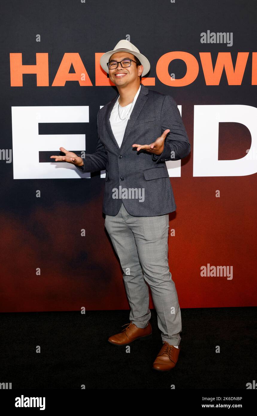 Los Angeles, USA - Oct 11, 2022: Michael Taeza attends the premiere of ...