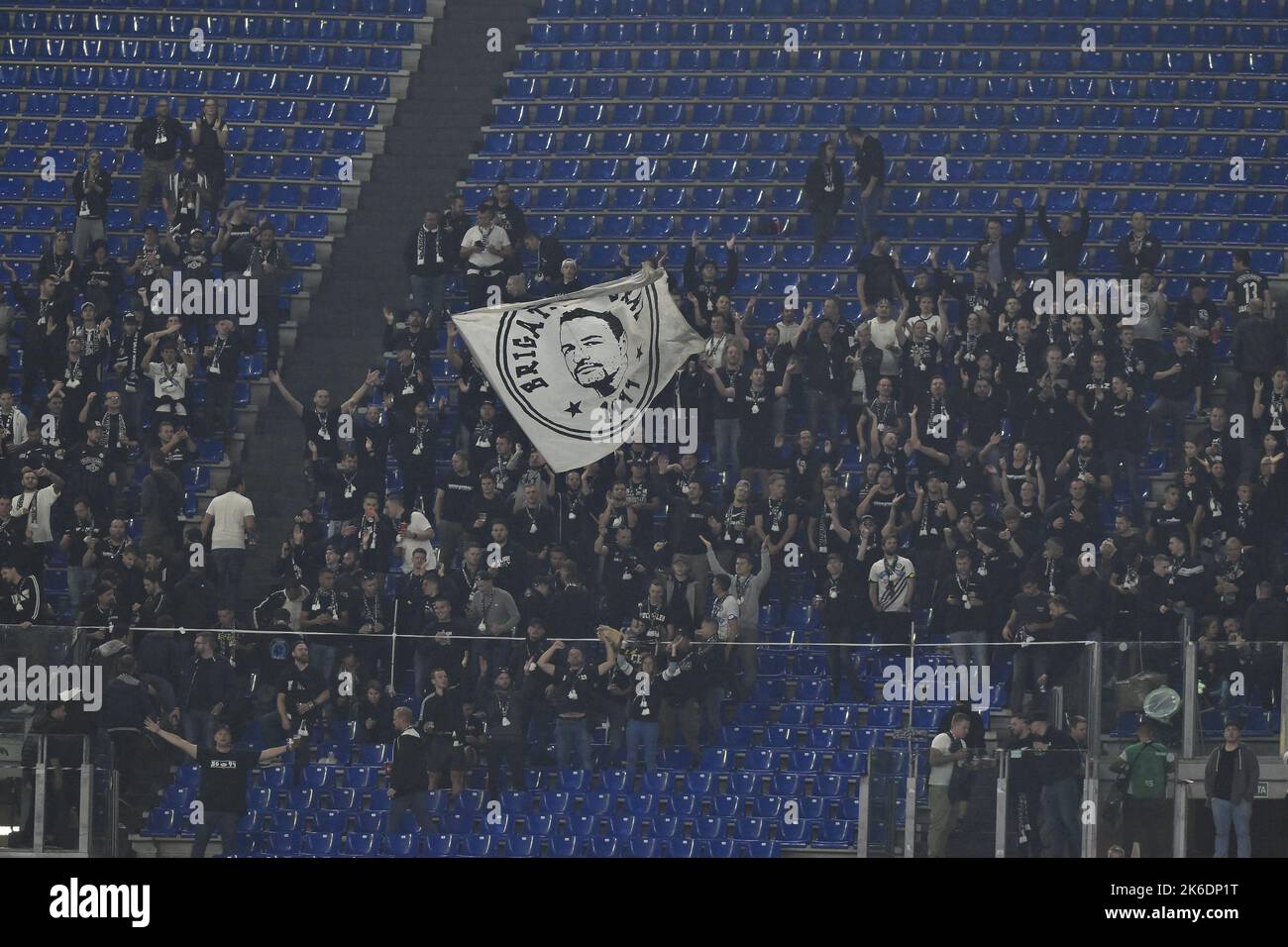 Rome, Italy, 13/10/2022, SK Sturm Graz Fans during the fourth day of ...