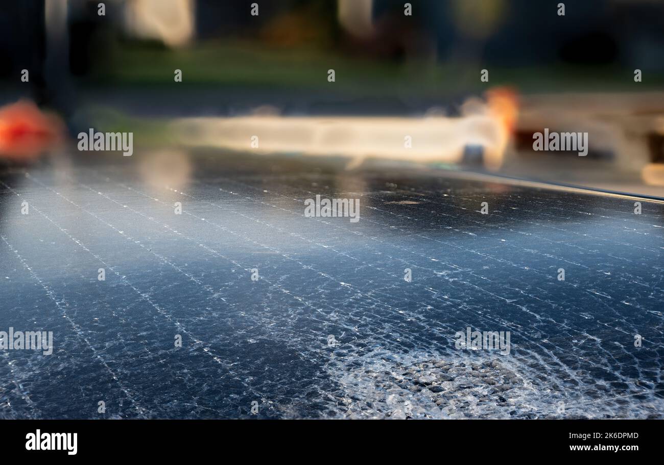 Cracked solar panel hi-res stock photography and images - Alamy