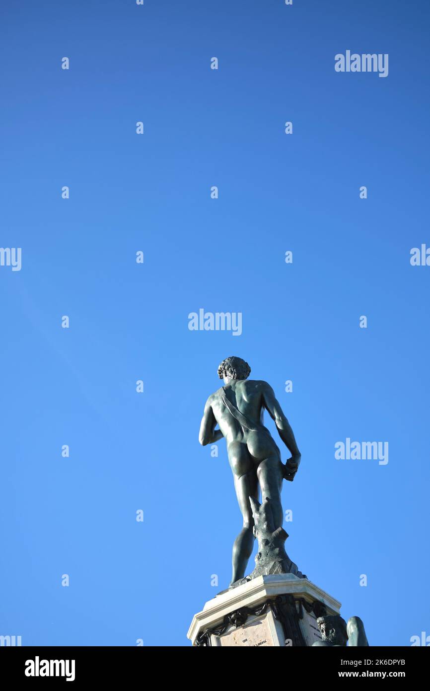 Statue of David Piazza Michelangelo Florence Italy Stock Photo - Alamy