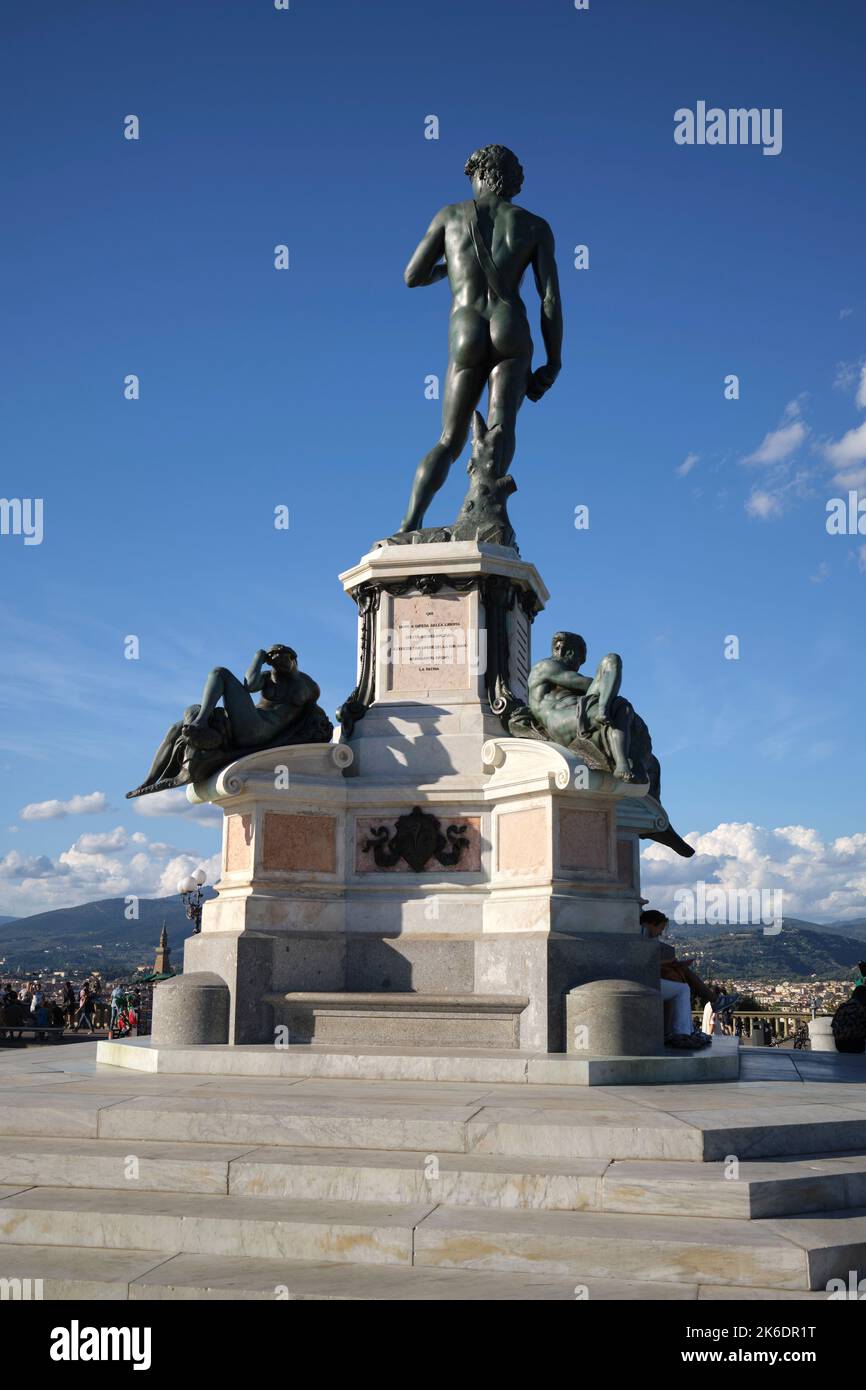 Replica of the david statue florence hi-res stock photography and ...
