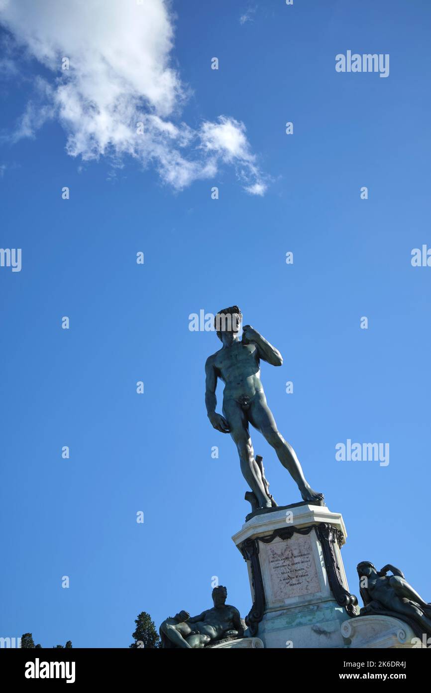 Bronze statue david famous michelangelo hi-res stock photography and ...