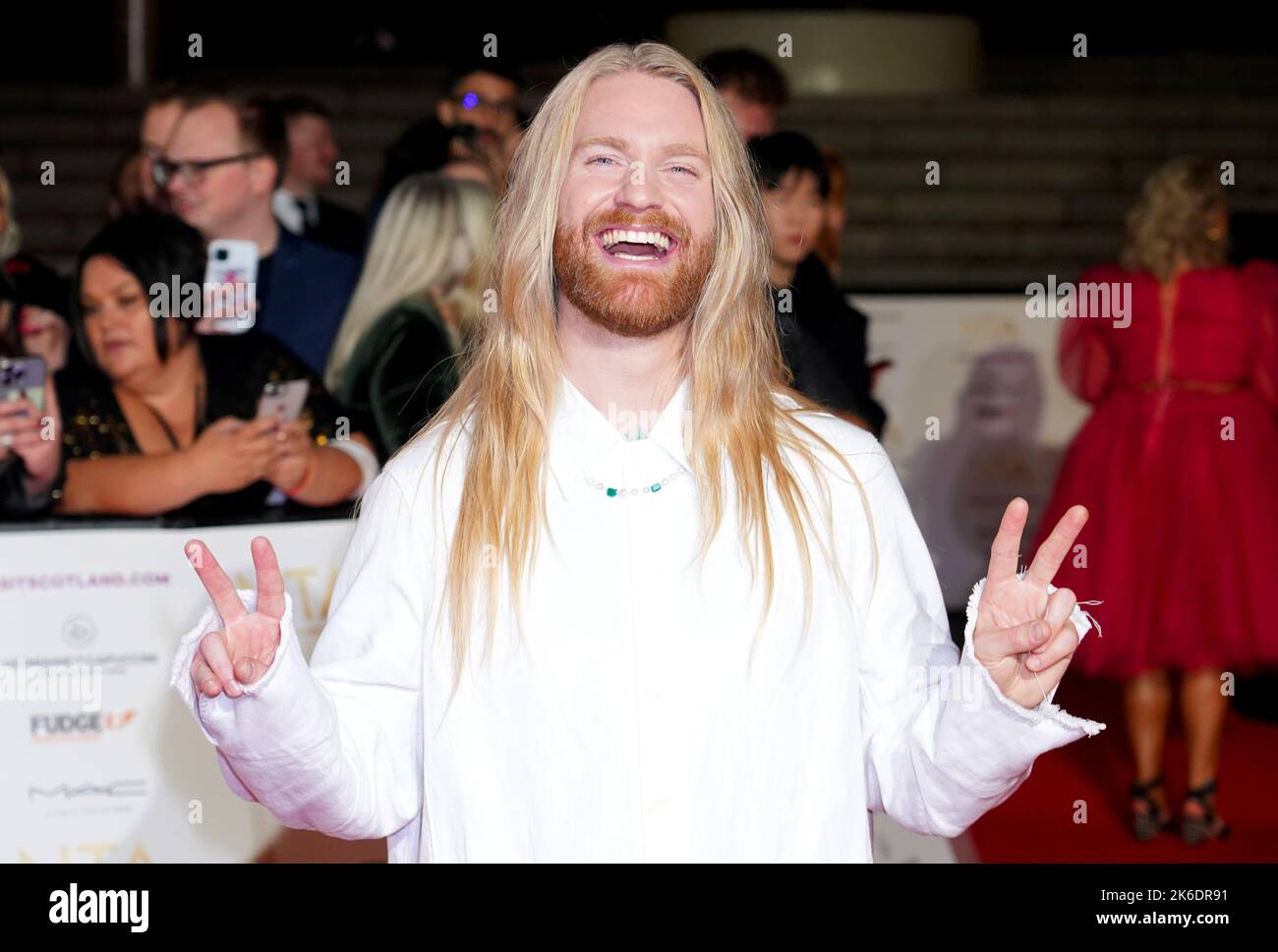 Sam Ryder attending the National Television Awards 2022 held at the OVO ...