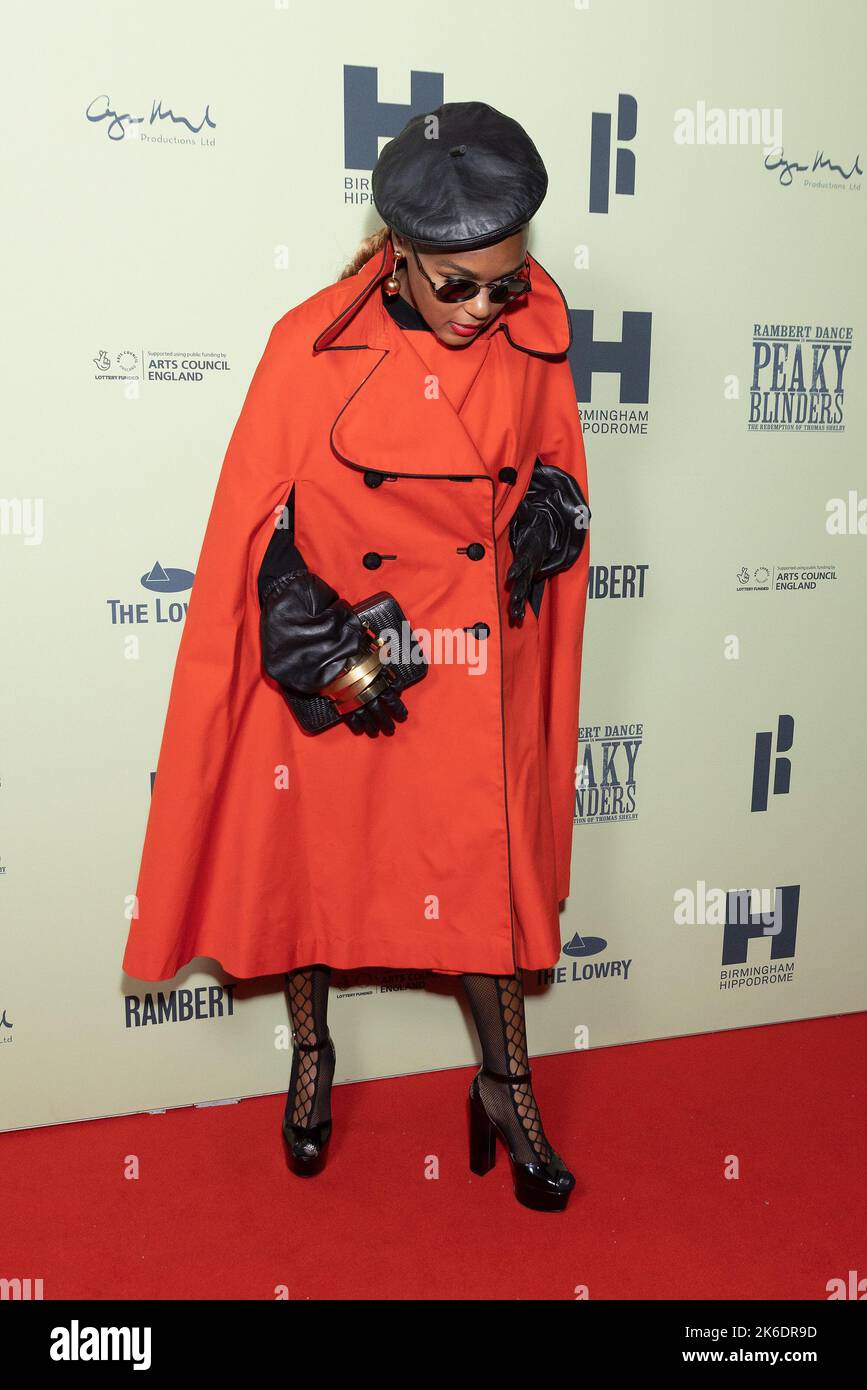 Janelle Monae attending the opening night of Rambert's Peaky Blinders ...