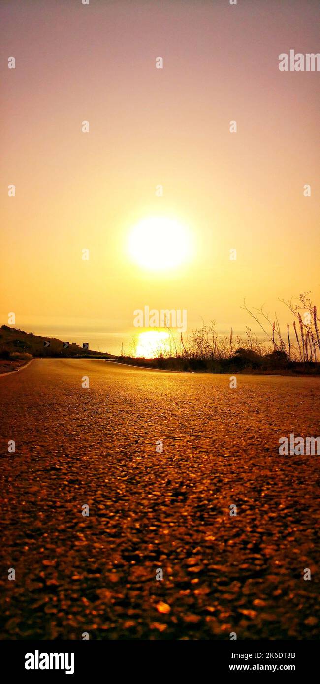 Vertical shot breathtaking road hi-res stock photography and images - Alamy