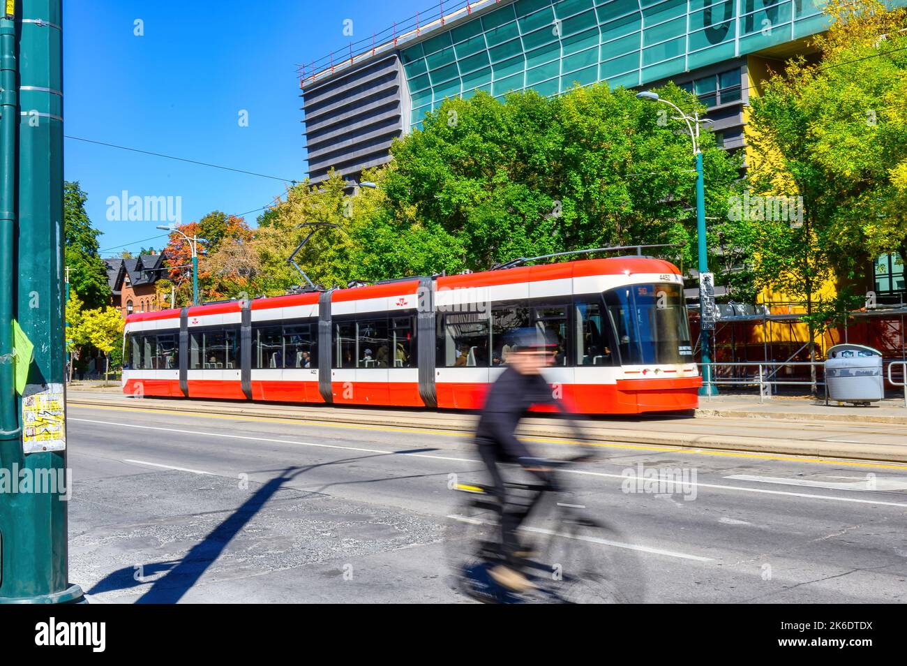 Bombardier Tramway or Streetcar, Toronto, Canada Stock Photo - Alamy