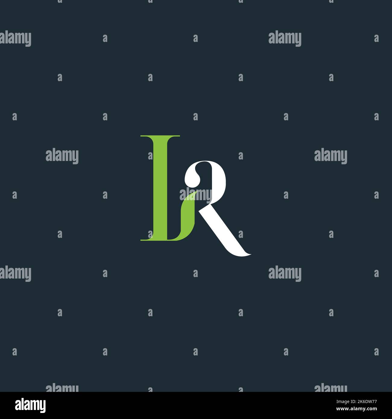 Alphabet Initials logo LR, RL, L and R Stock Vector Image & Art - Alamy