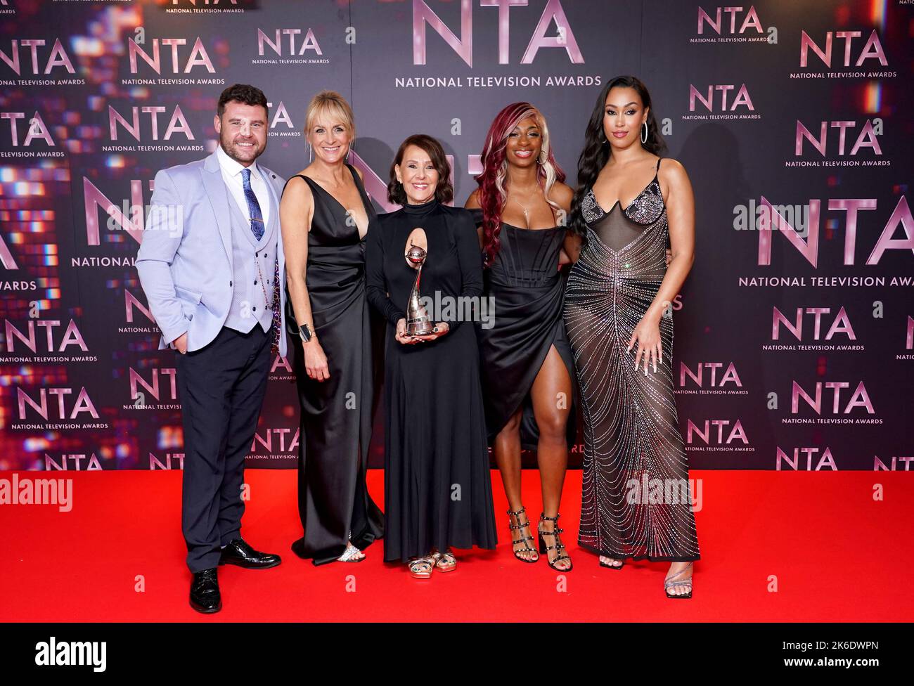 Danny Miller, Louise Minchin, Arlene Phillips, Kadeena Cox and Snoochie ...