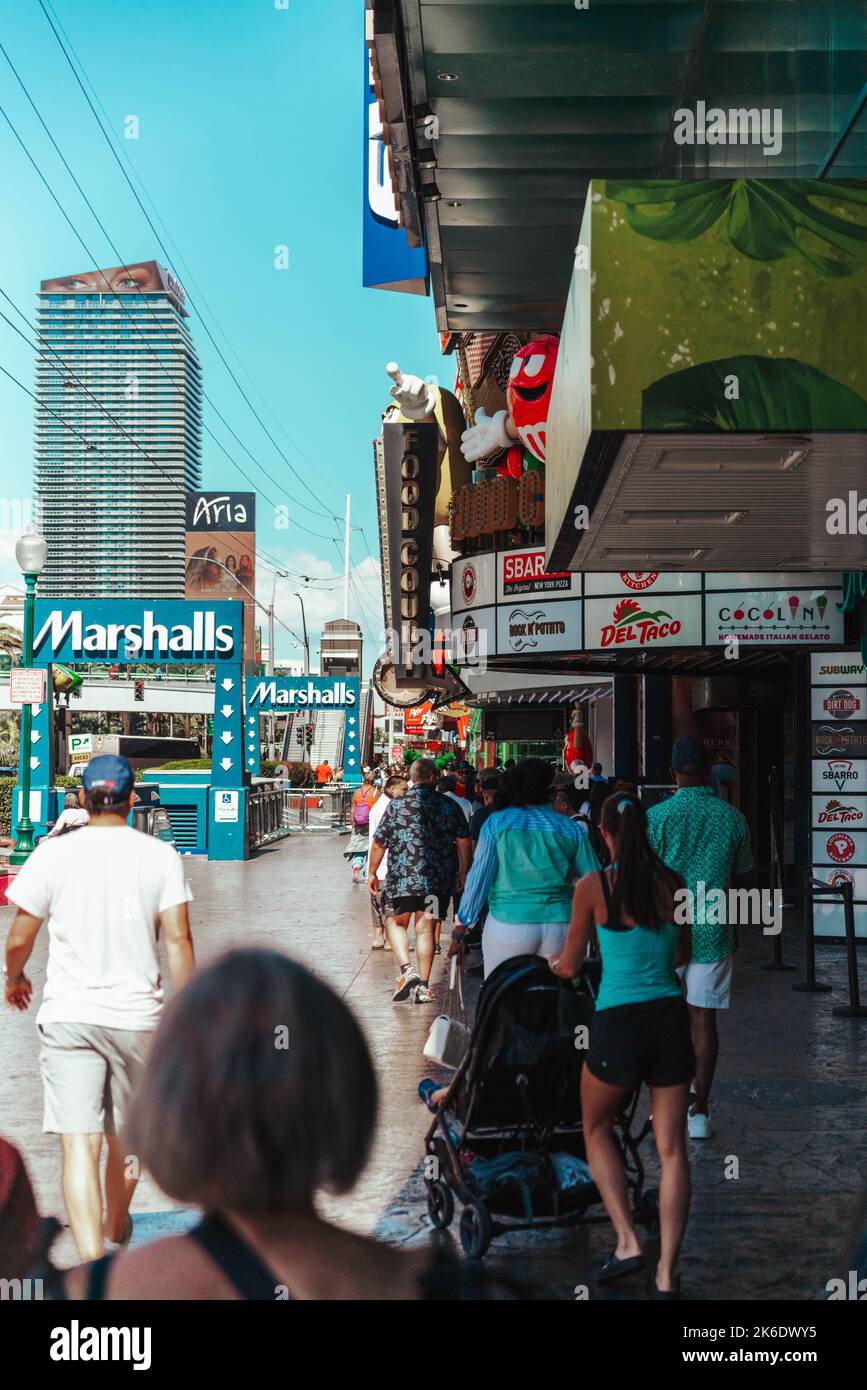 Sunny vegas sidewalk hi-res stock photography and images - Alamy